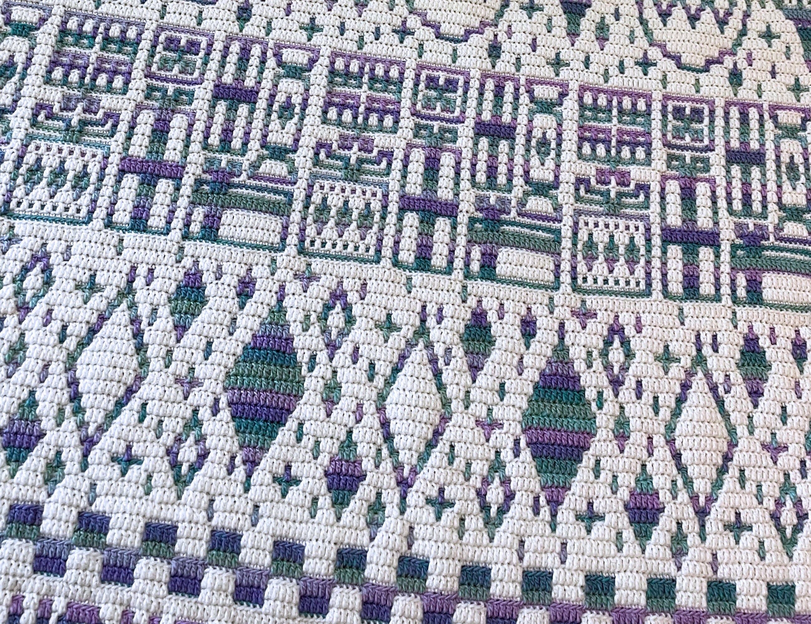 Jolly Holiday Overlay Mosaic Crochet Pattern | PDF Digital Crochet ...