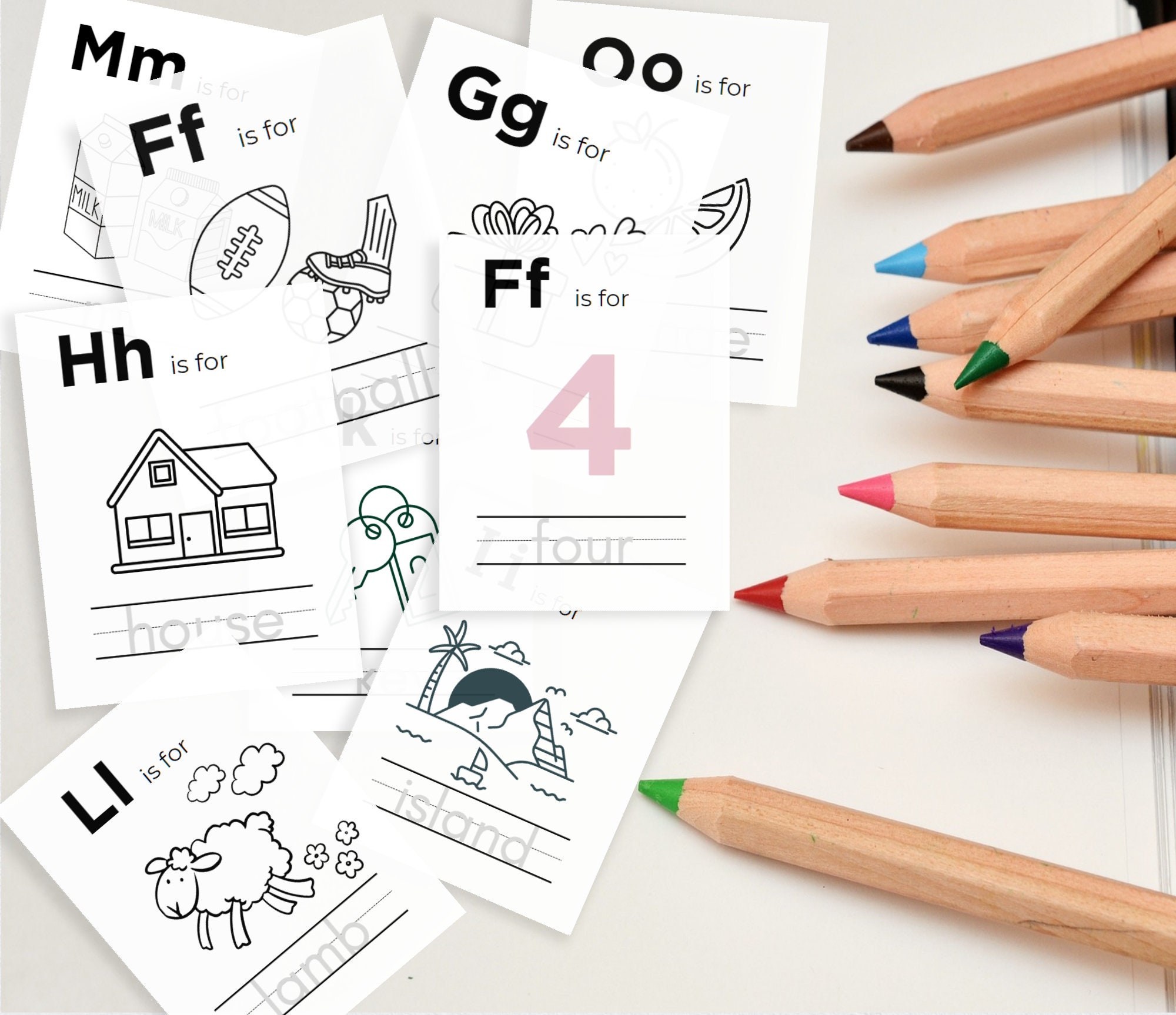 ABC First Alphabet Book L 80 Pages L Baby's First ABC Coloring ...