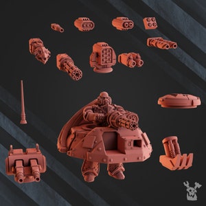 Fire Lizard Anti-grav APC | Dakkadakka - Etsy