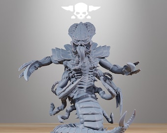 Xenarid Dragon Wargaming Miniature Station Forge Grimdark Winged Alien ...