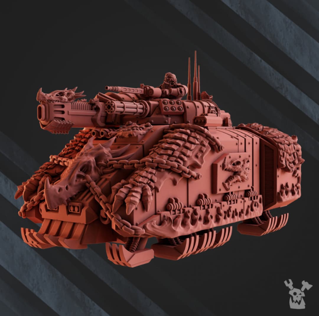 Fire Lizard Heavy Hover Tank | Dakkadakka - Etsy