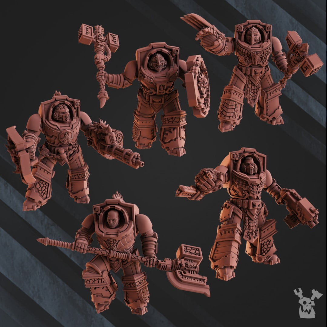 Volcano Armor Squad X5 Dakkadakka - Etsy