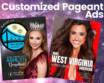 Custom Pageant Ad Design - Etsy