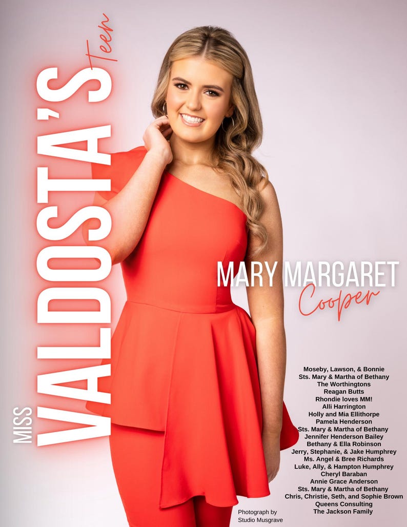 Custom Pageant Ad - Etsy