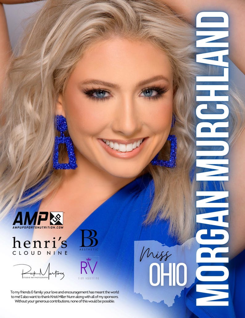 Custom Pageant Ad - Etsy