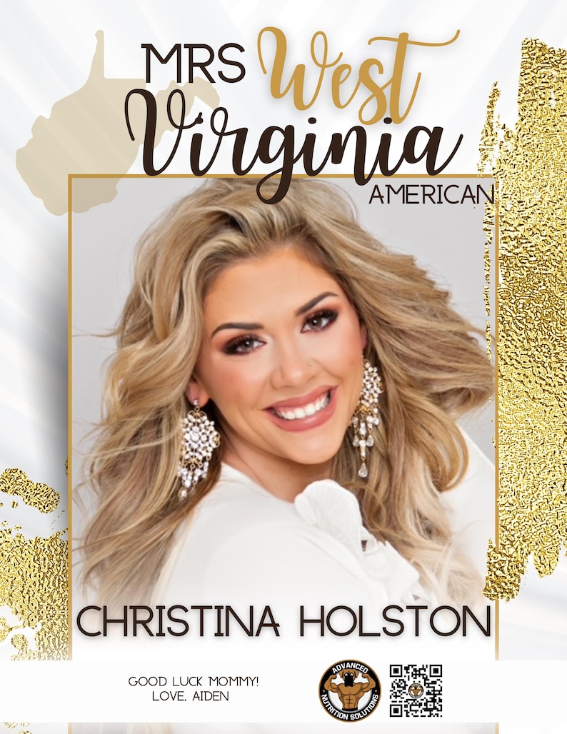 Custom Pageant Ad - Etsy