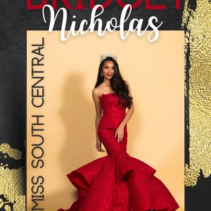 Custom Pageant Ad - Etsy