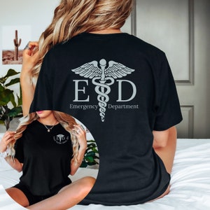 Personalized Emergency Department Shirt ER T-shirt ED Nurse Emergency ...