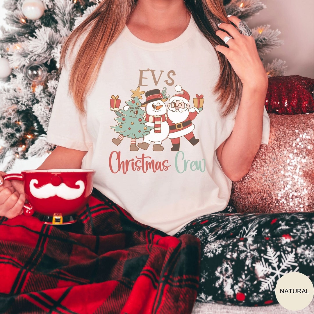 EVS Christmas Shirt, Holiday Shirt for Environmental Services Team ...