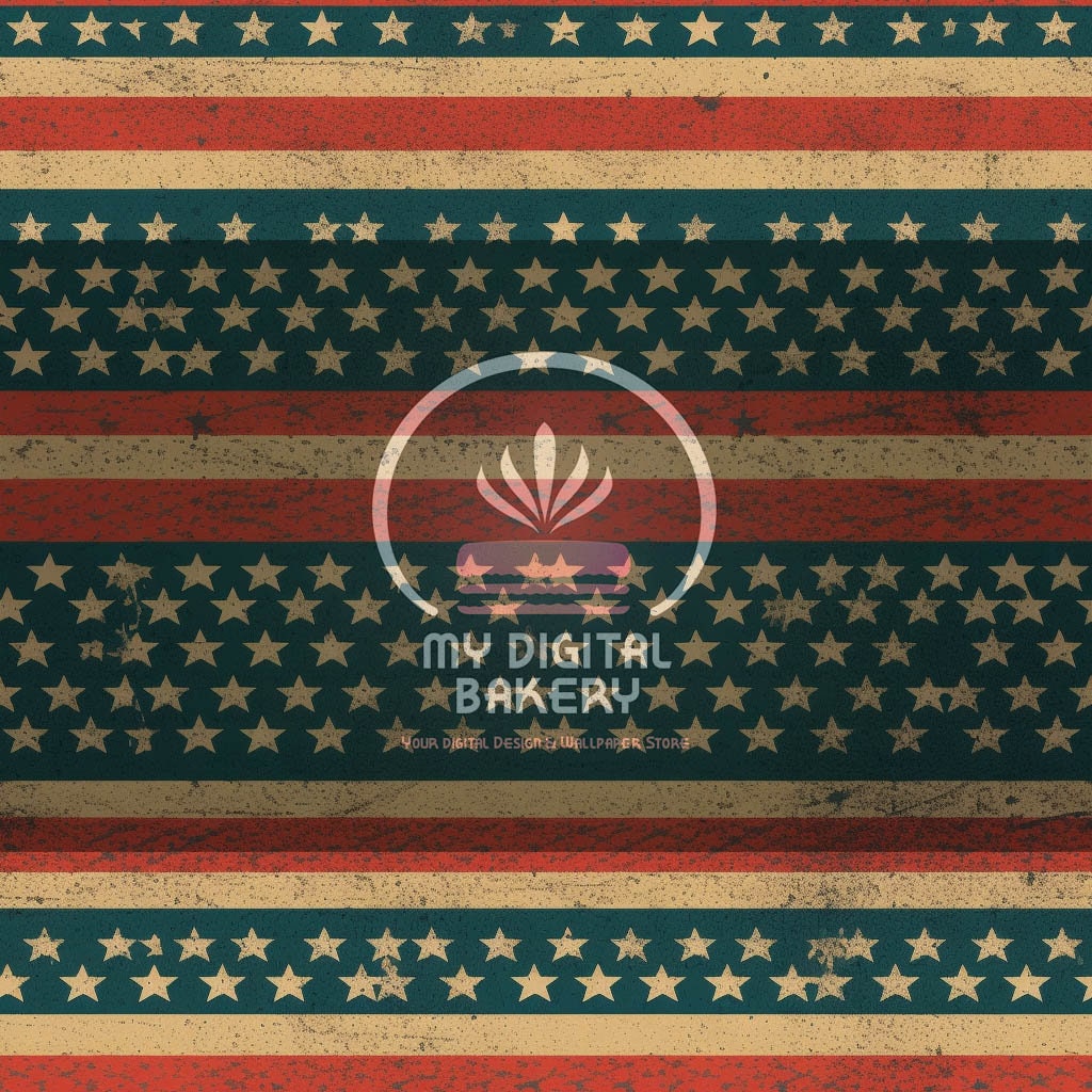 American Flag Patterns Digital Paper SEAMLESS 16 Designs 12x12in ...