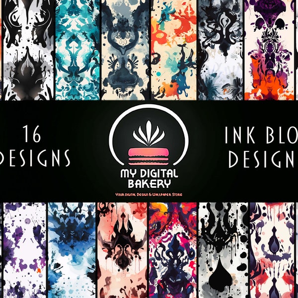Inkblot Wallpaper - Etsy