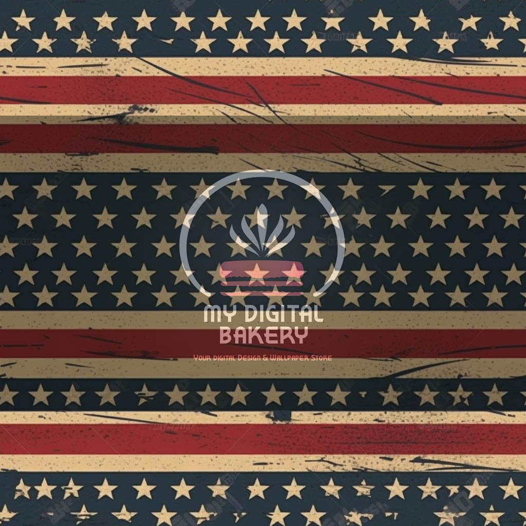 American Flag Patterns Digital Paper SEAMLESS 16 Designs 12x12in ...