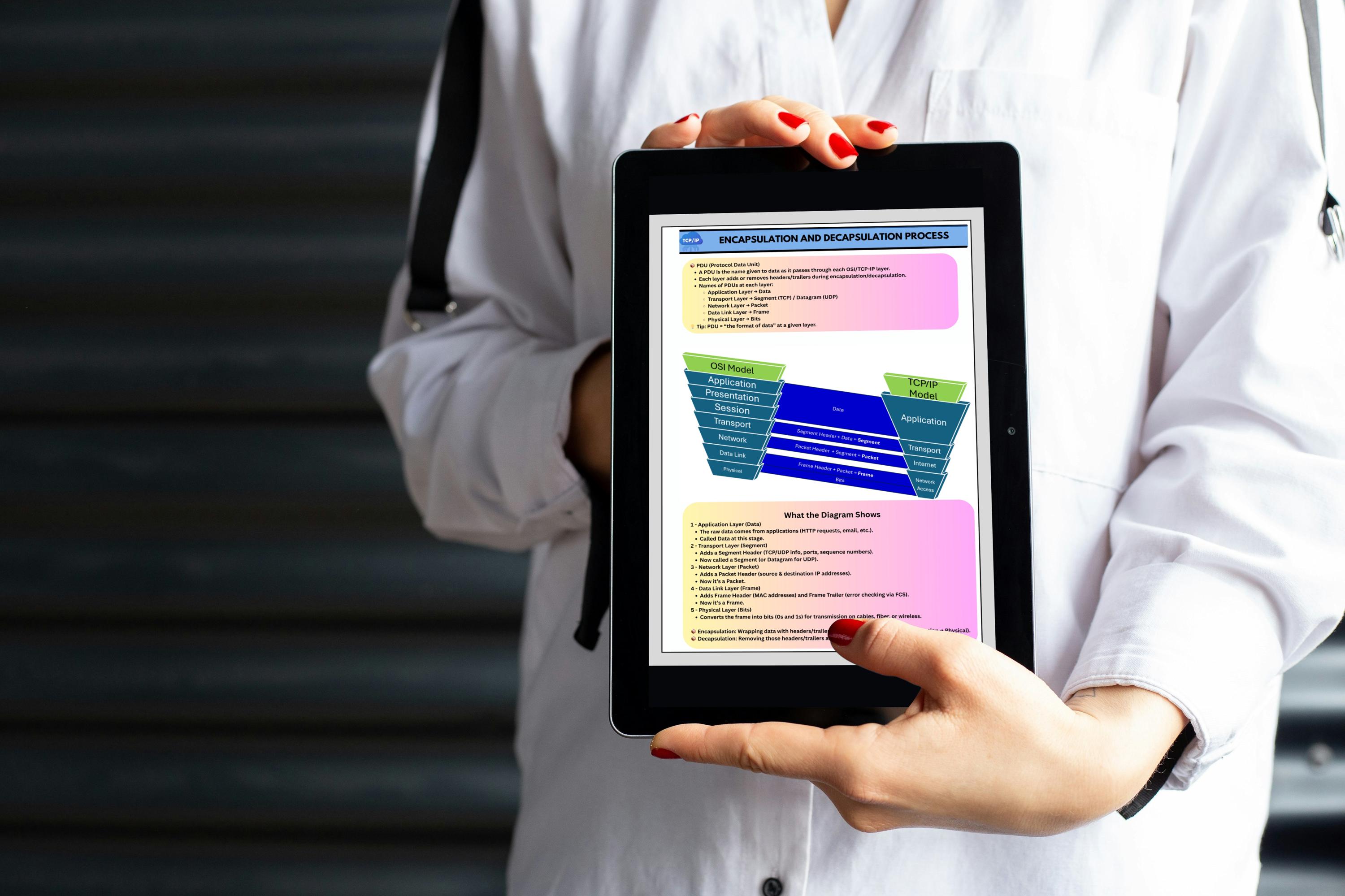 TCP/IP Networking Cheat Sheet Printable Study Guide (PDF) | Network+ ...
