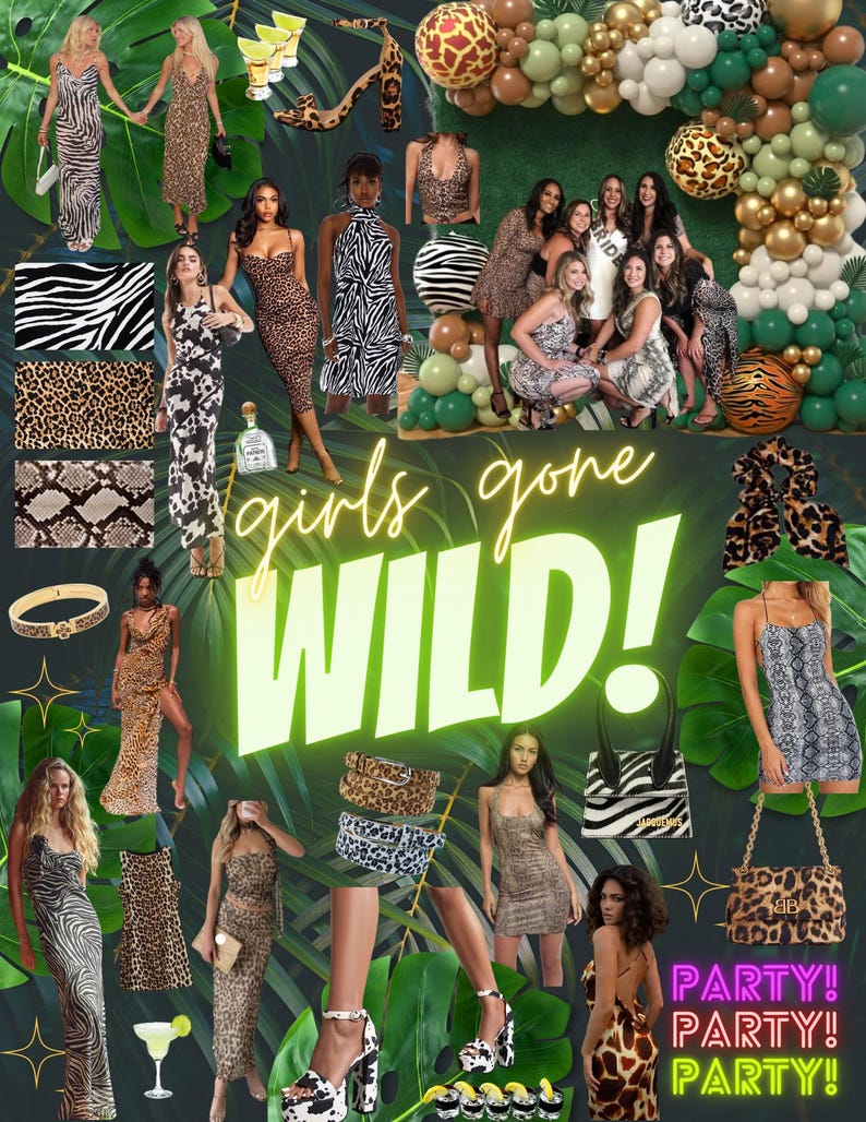 Custom Party Mood Board - Personalized Theme & Aesthetic Inspiration ...