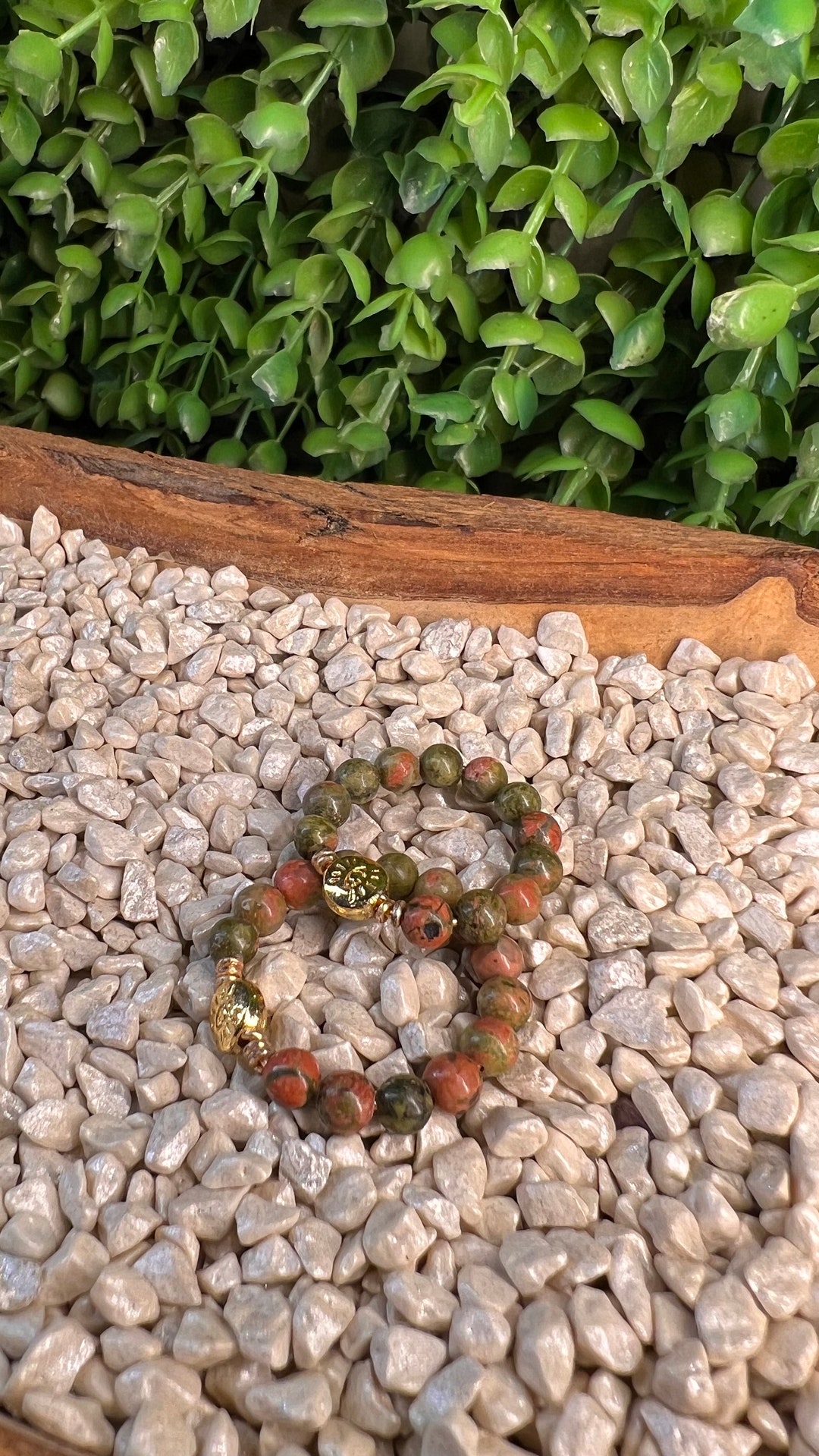 Unakite Protection Ring - Etsy