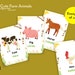 Farm Animal Clipart Set Vector Cute Farm Animal Bundle Illustration Svg ...