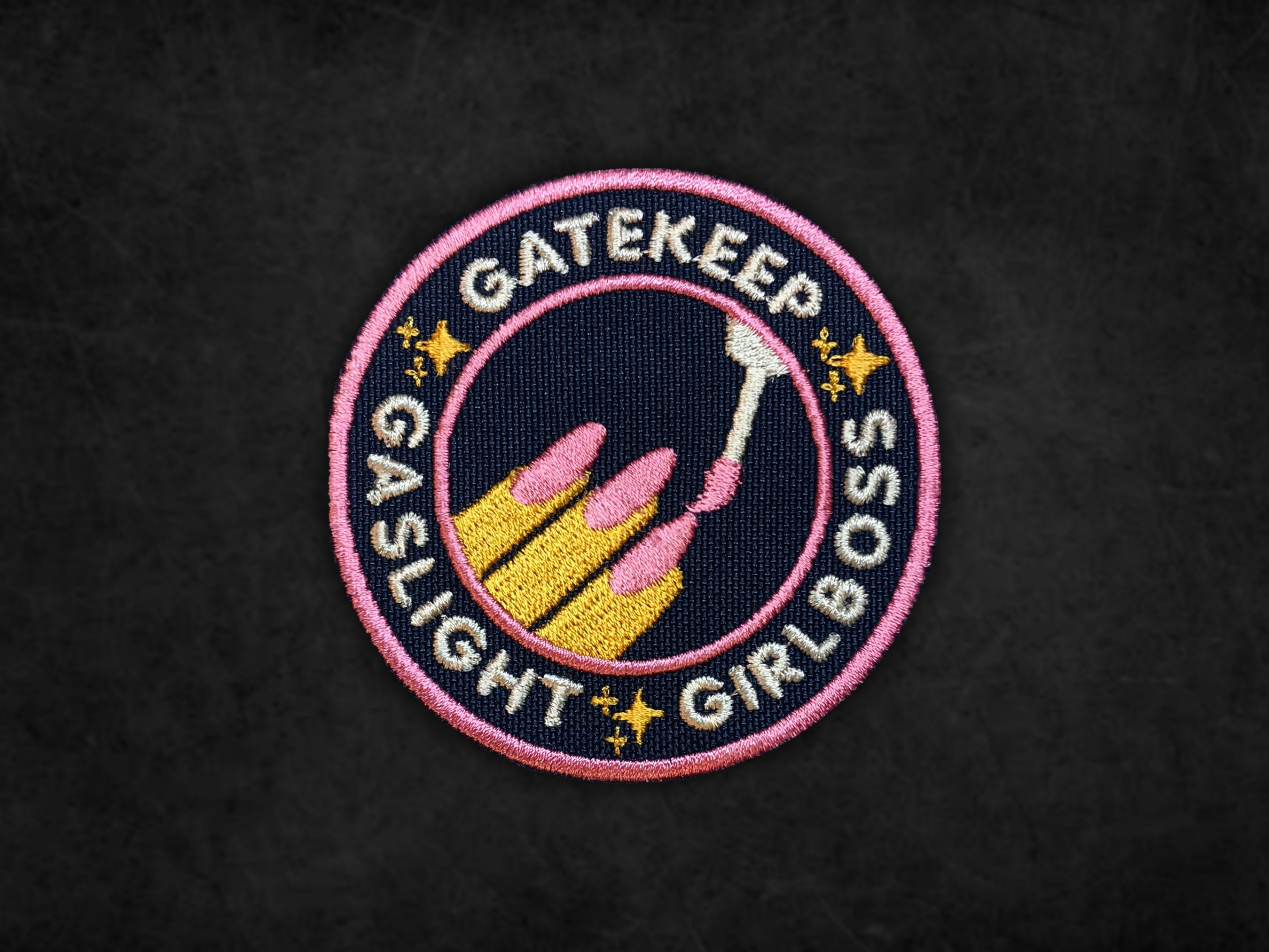 Gaslight Gatekeep Girlboss Patch - Etsy