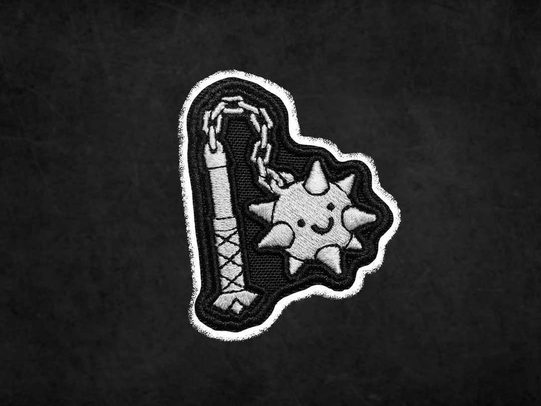 Cute Happy Flail Patch - Etsy