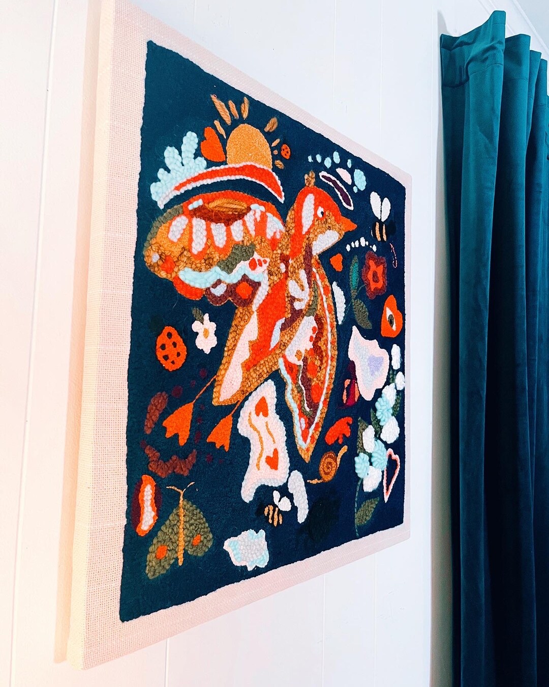 Big Bird, Textile Wall Art - Etsy