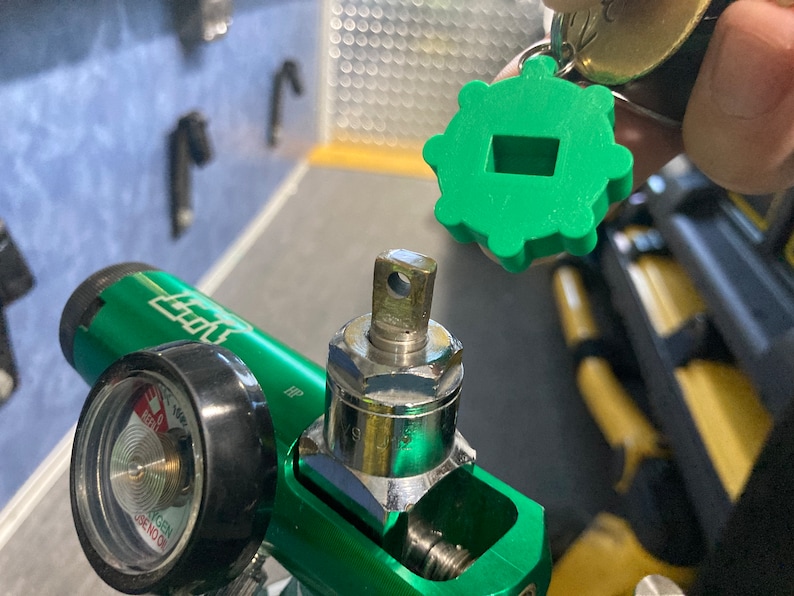 Oxygen Tank Opener Keychain | for First Responders, Emts, Paramedics ...