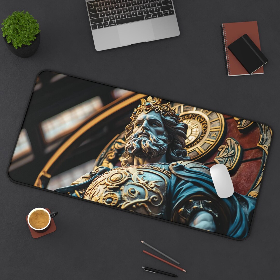 Vintage King Desk Mat - Regal Office Décor, Home Office Accessories ...