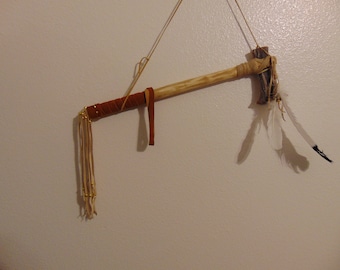 Stone Tomahawk Obisidan - Stone Hatchet - Primitive Tool - Hand Knapped ...