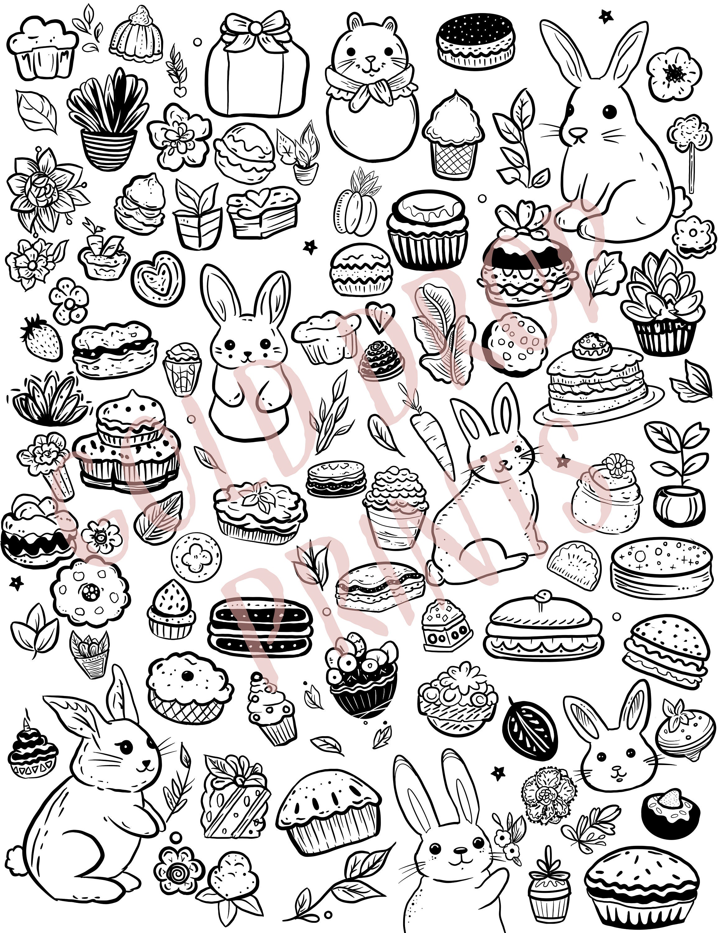 Easter Coloring Page Bundle/ Easter Coloring Sheets/ Printable Coloring ...