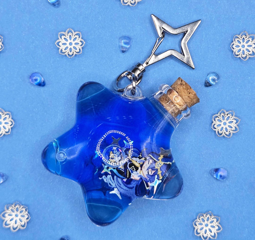 Layla Wishing Bottle Keychain | Genshin Impact Keychain - Etsy