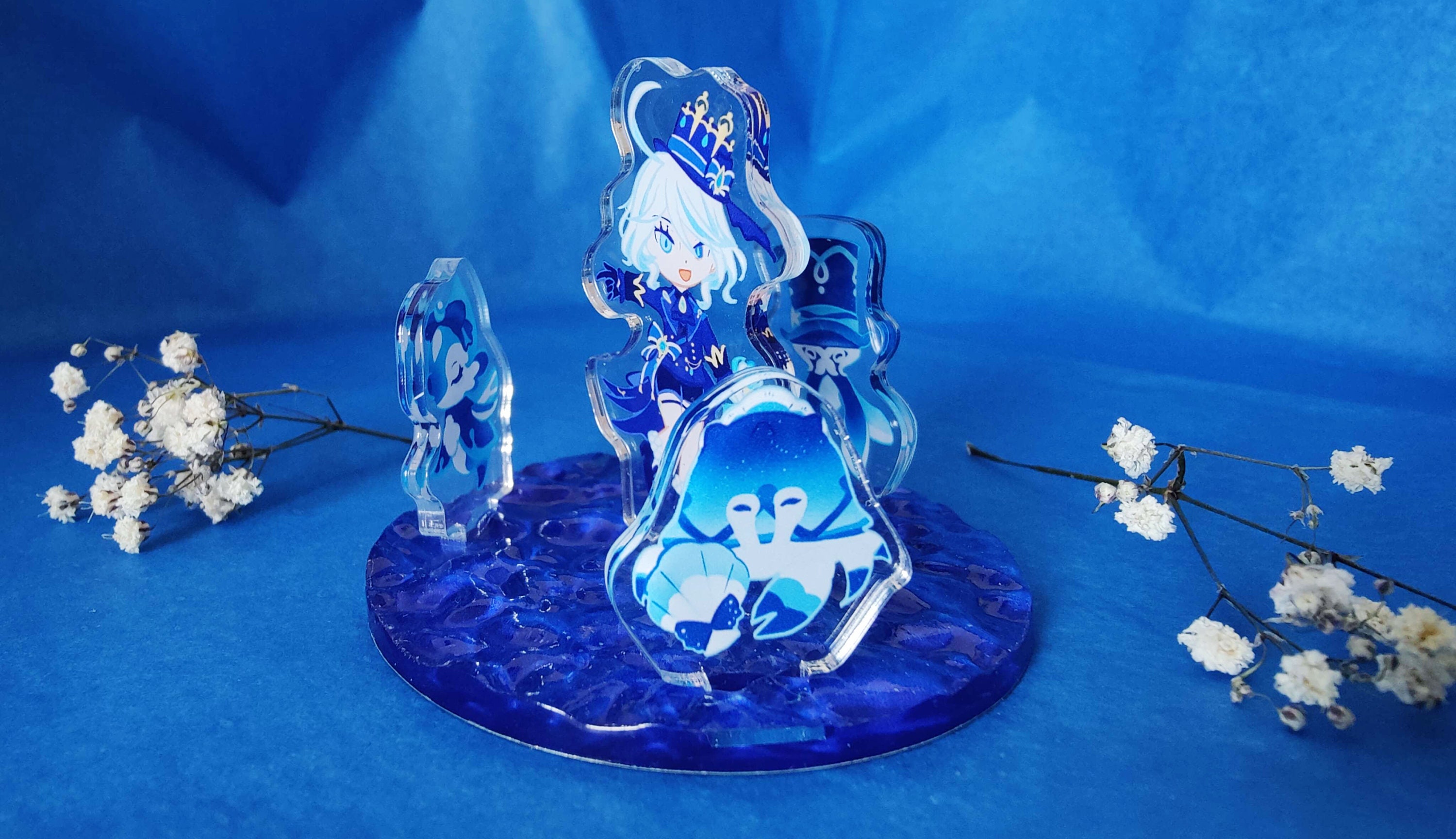 Furina and Salon Solitaire Standee - Etsy