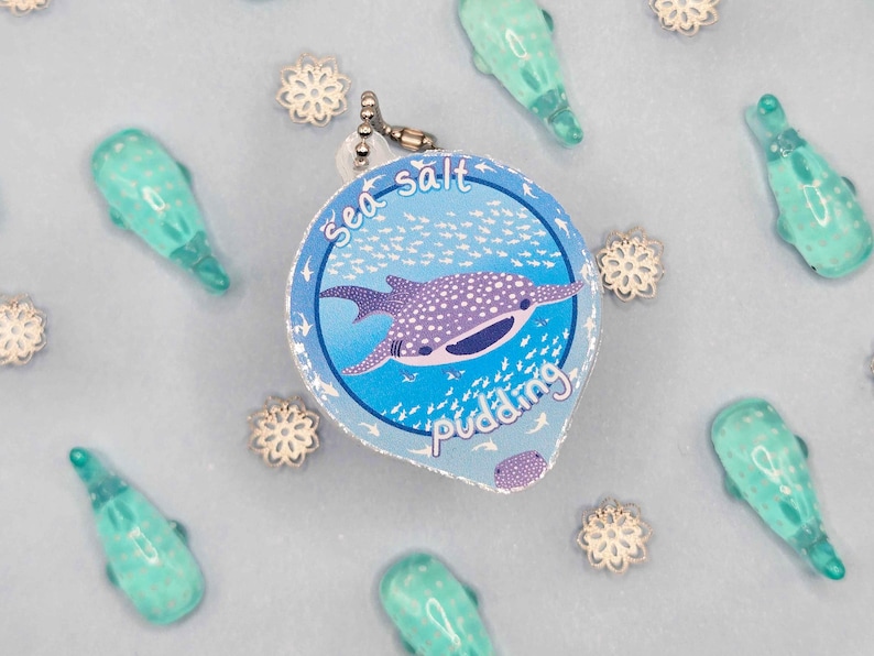 Sea Salt Pudding | Whale Shark Themed Pudding Charm - Etsy