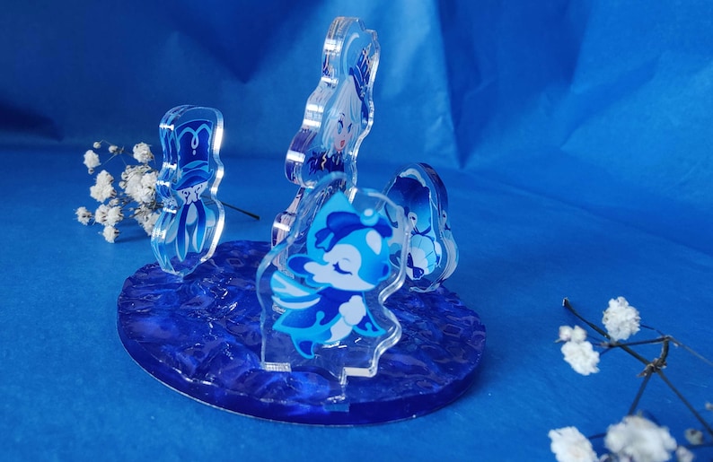 Furina and Salon Solitaire Standee - Etsy