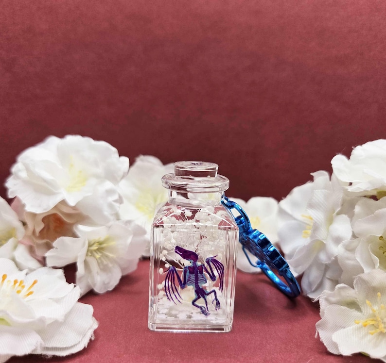 Diaphonized Creature Specimen Jar Liquid Charms | Skeleton Charms ...