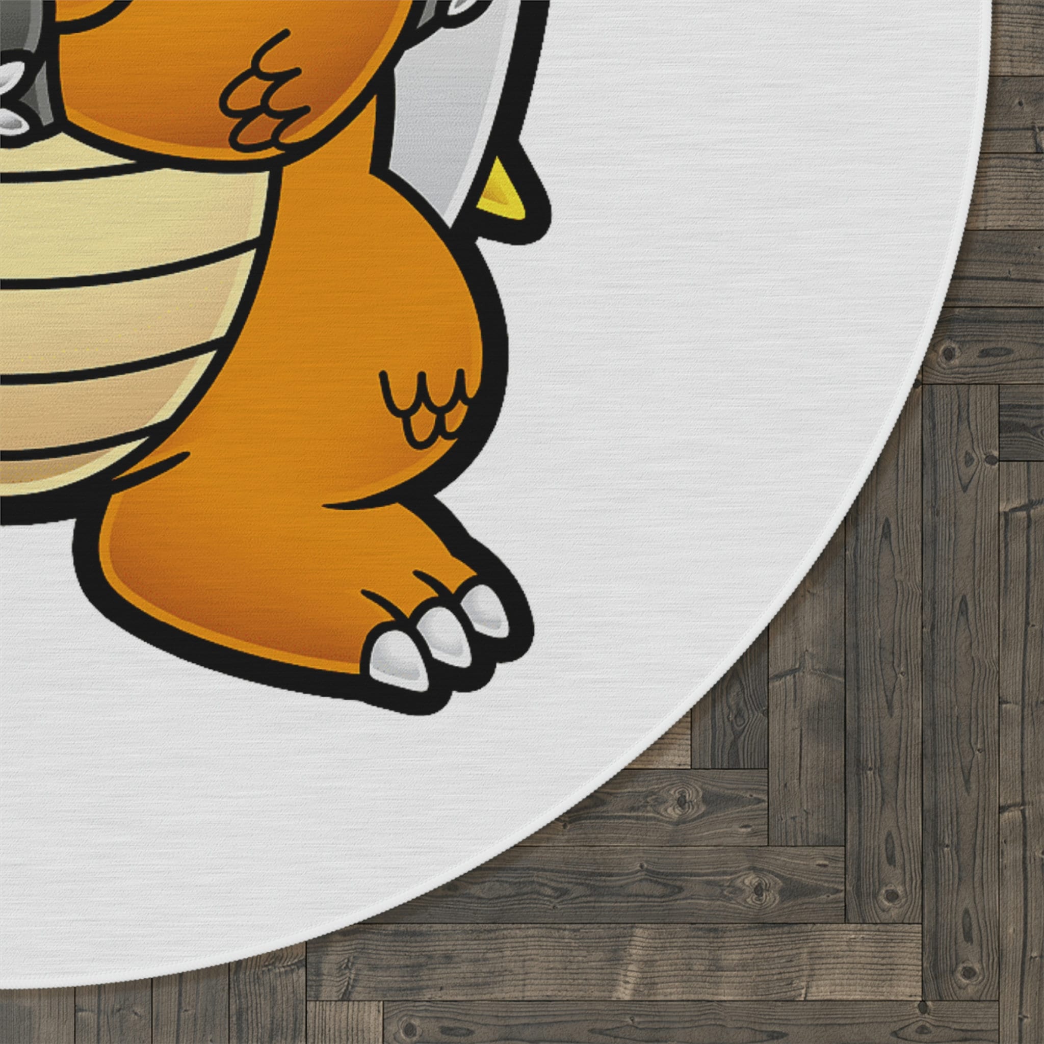 Round Bowser Gaming Rug - Etsy