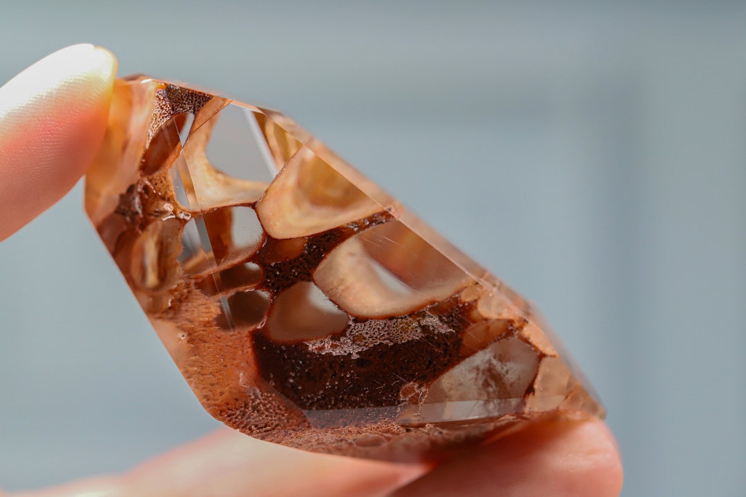 Amphibole Quartz Freeform Lodolite Angel Phantom Quartz - Etsy