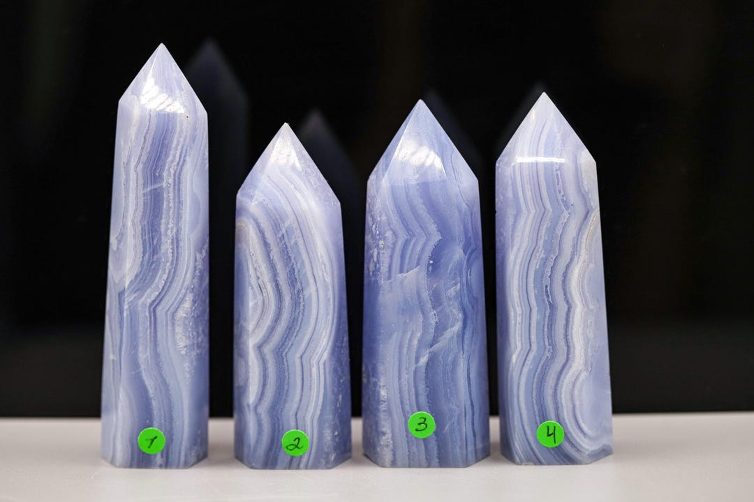 Blue Lace Agate Towers. Choose Yours - Etsy