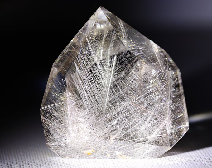 Silver Rutile Quartz Freeform AAA | Extra Quality Water Clear Quartz ...