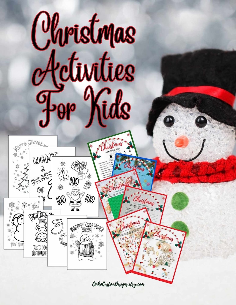 Christmas Activities for Kids - Etsy