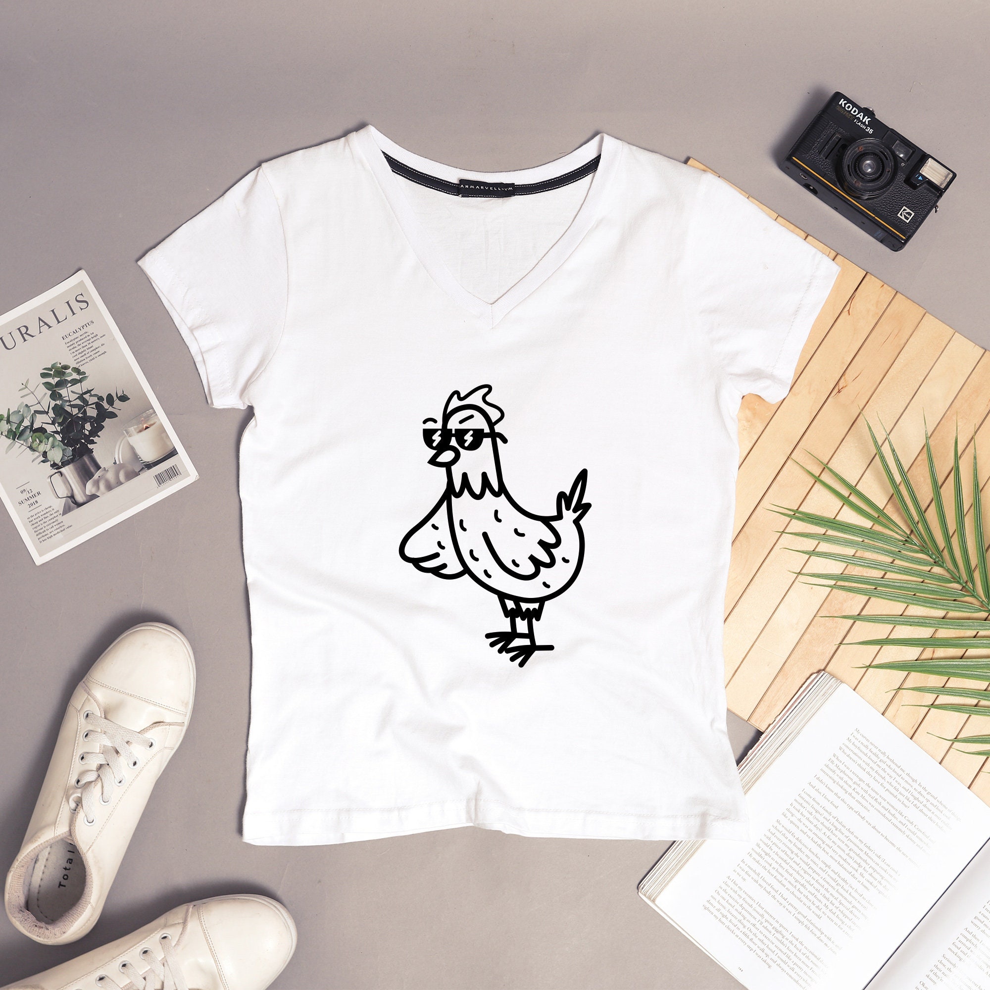 Cool Chick, Vector, SVG Chicken Decor, Digital Download, Cut File, - Etsy