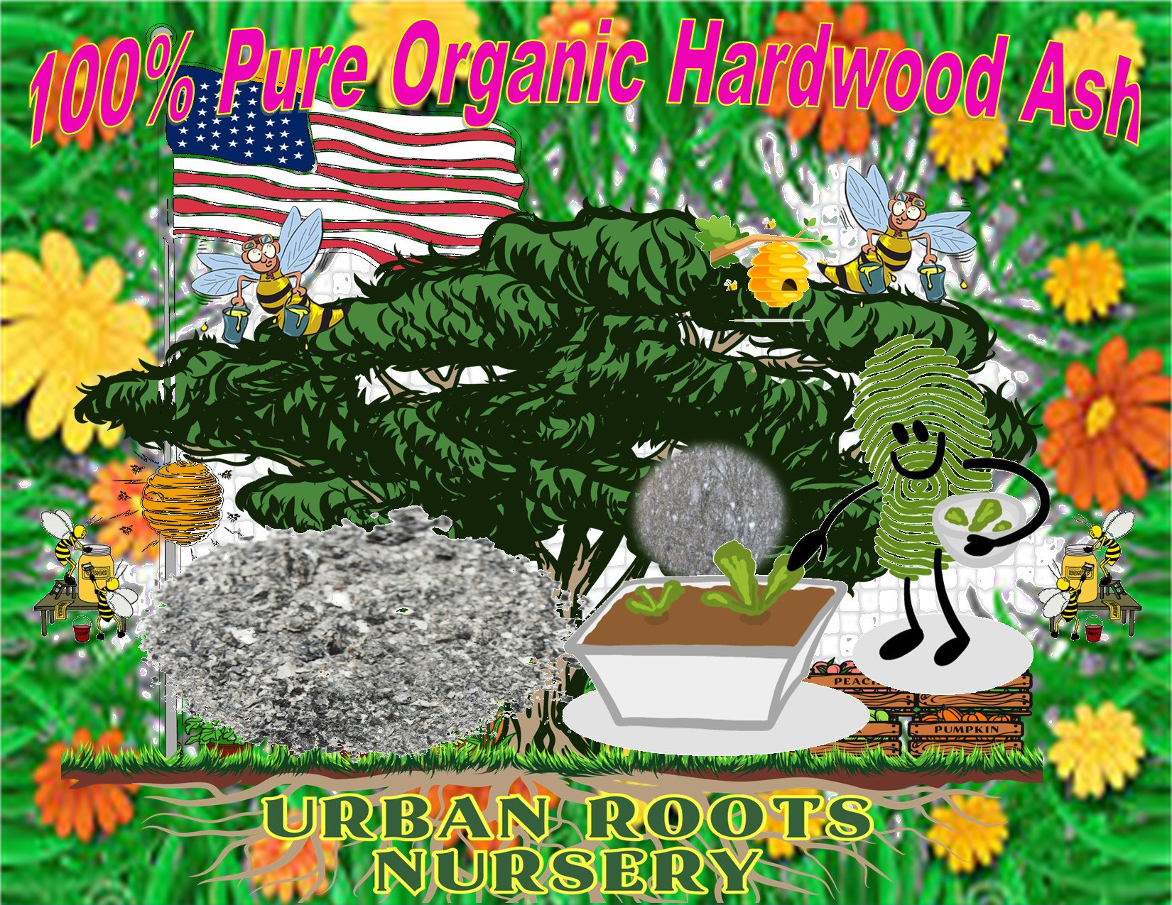 Hardwood Ash: Organic Garden Compost, Plant Fertilizer, Pottery Soap ...