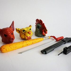 Hotline Miami Jacket Figure by Erick Scarecrow X Devolver Digital - Etsy