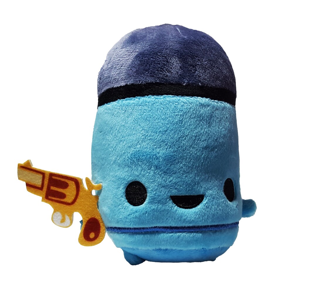 Enter the Gungeon Bulletkin Cobalt Blue Plush by Erick Scarecrow X ...