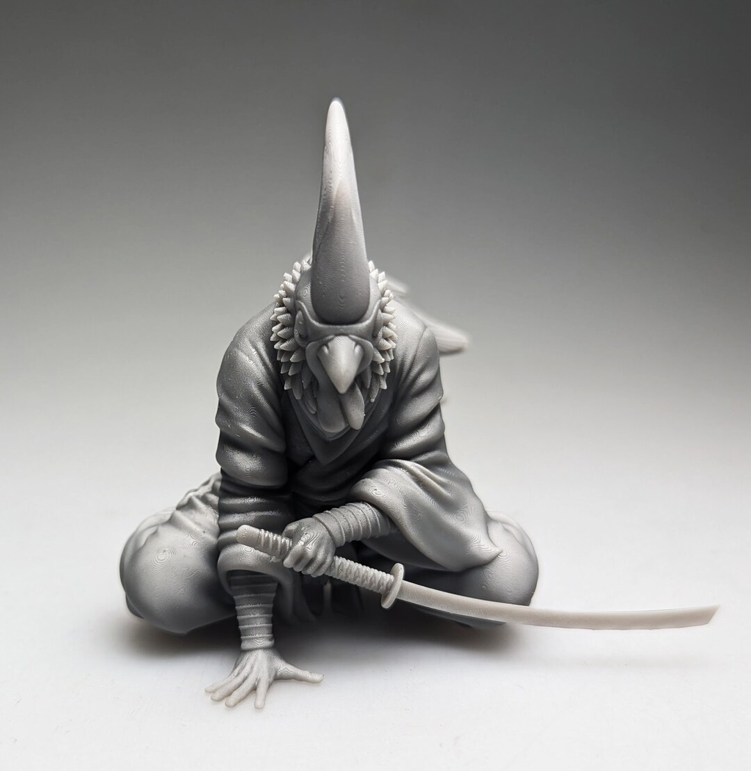 HLM Samurai J "raw" by Erick Scarecrow X Devolver Digital - Etsy
