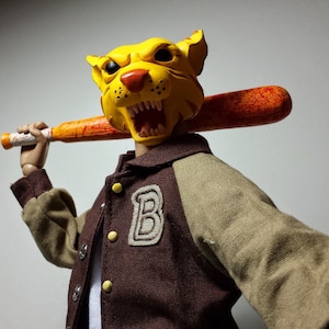 Hotline Miami Jacket Figure by Erick Scarecrow X Devolver Digital - Etsy
