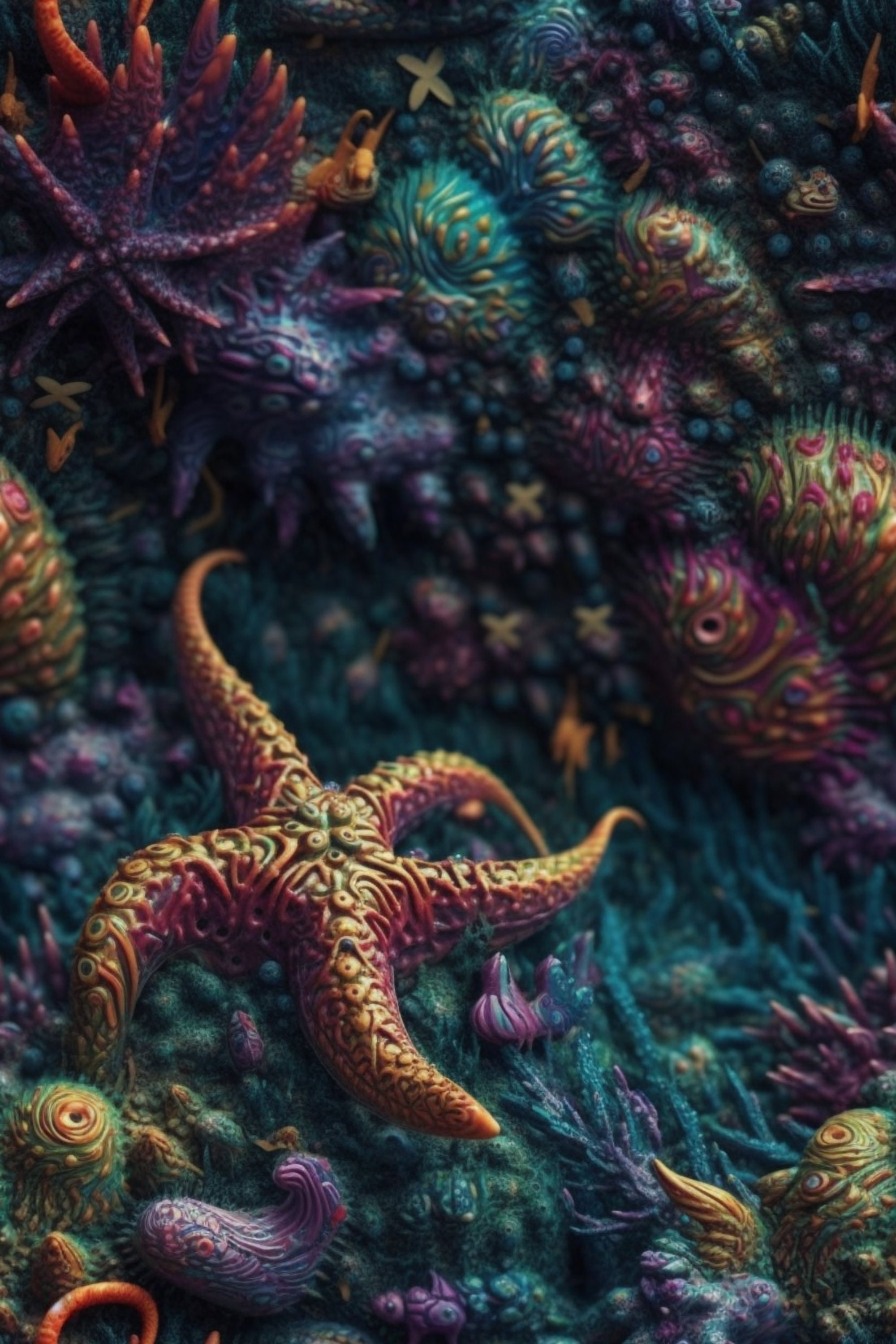 Sea Creatures Seamless Patterns - Etsy