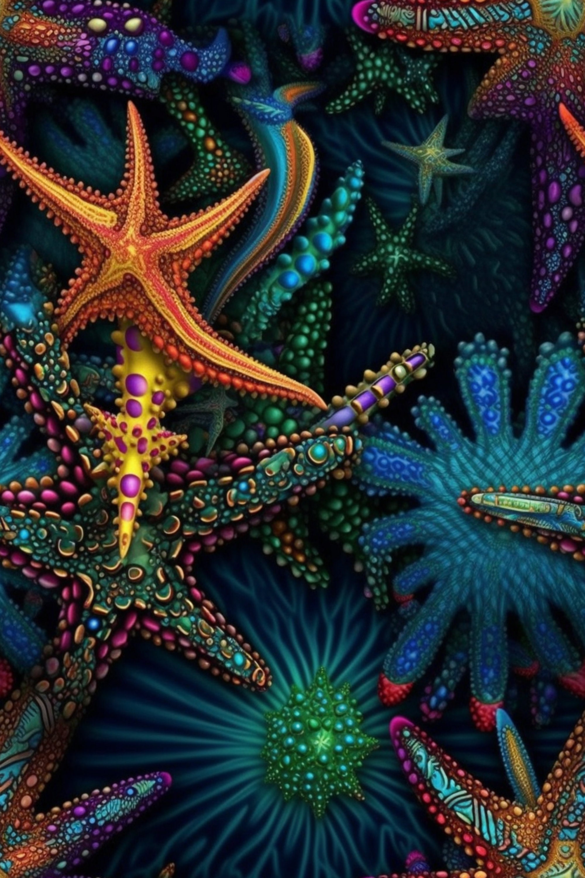 Sea Creatures Seamless Patterns - Etsy