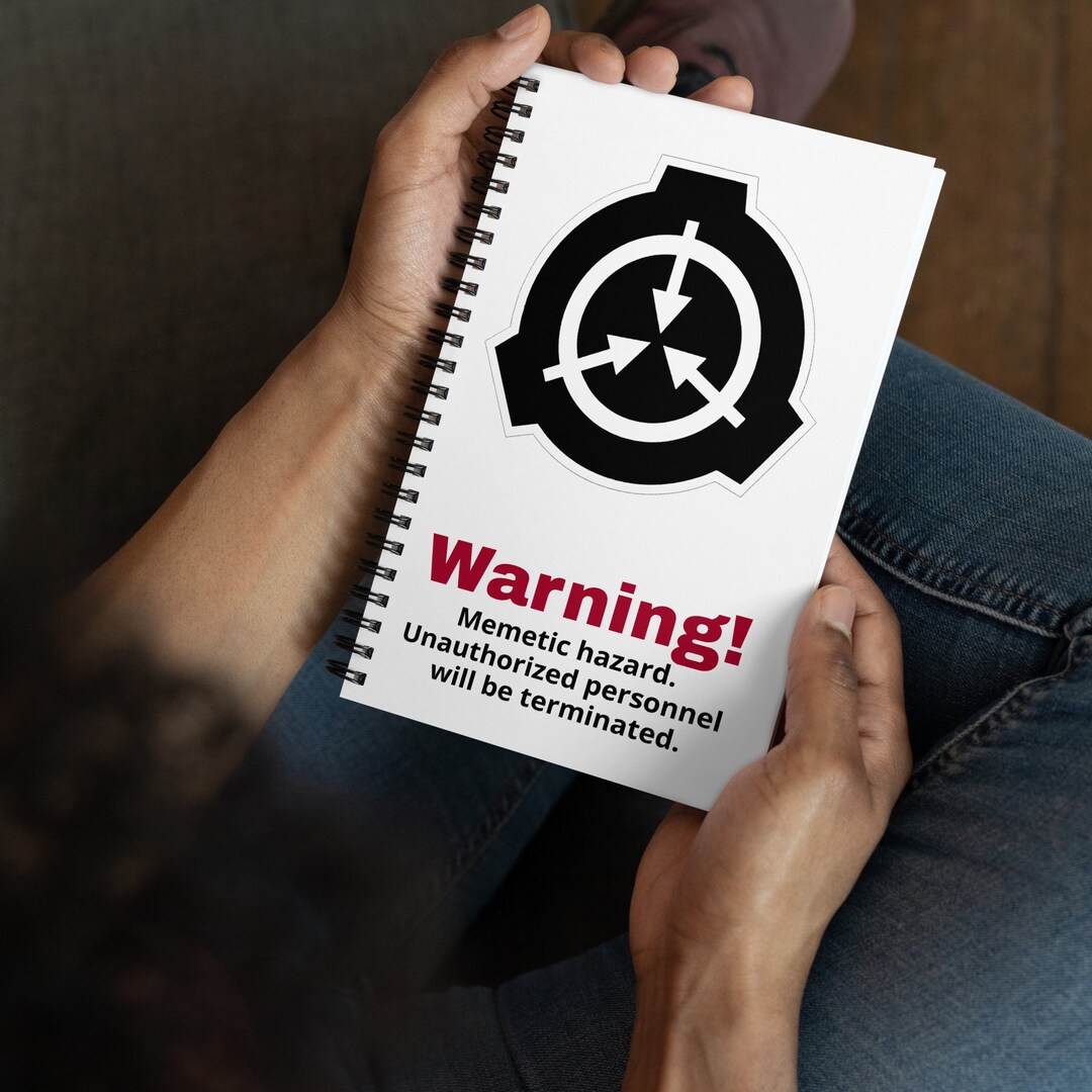 SCP Foundation Memetic Hazard Notebook Spiral Bound Journal - Etsy