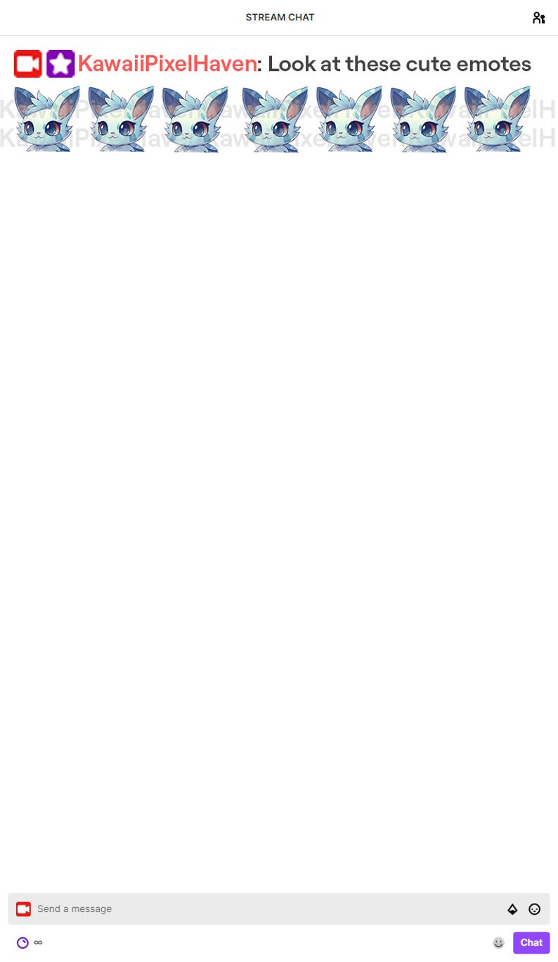 ICE CAT EMOTE | Twitch | Discord | Youtube | Streaming | Cute Pet ...