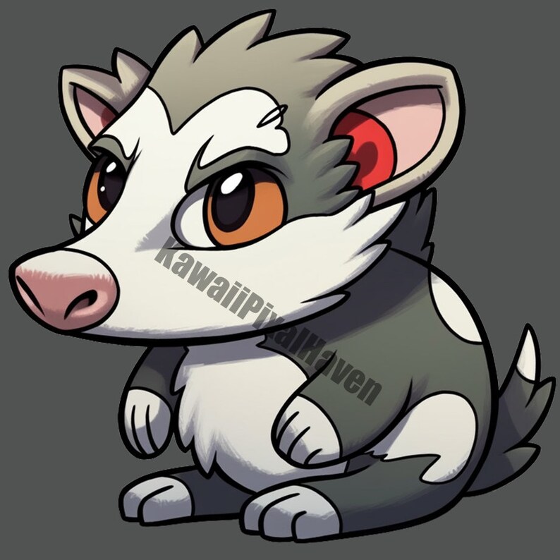 PAPER POSSUM EMOTE | Twitch | Discord | Youtube | Streaming | Cute Pet ...
