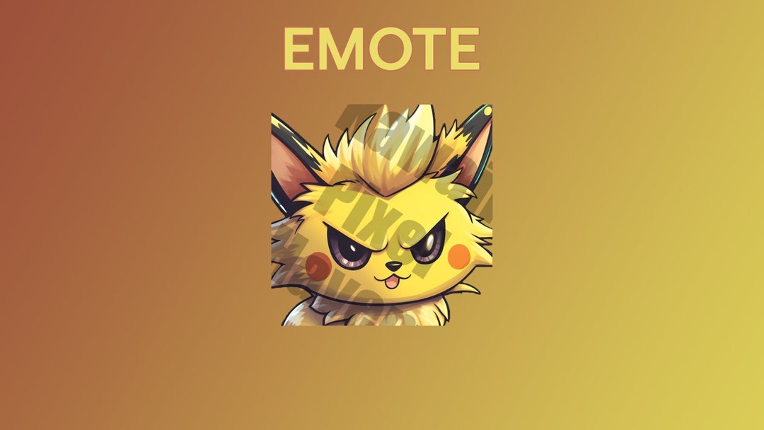 ELECTRIC CAT EMOTE | Twitch | Discord | Youtube | Streaming | Cute Pet ...