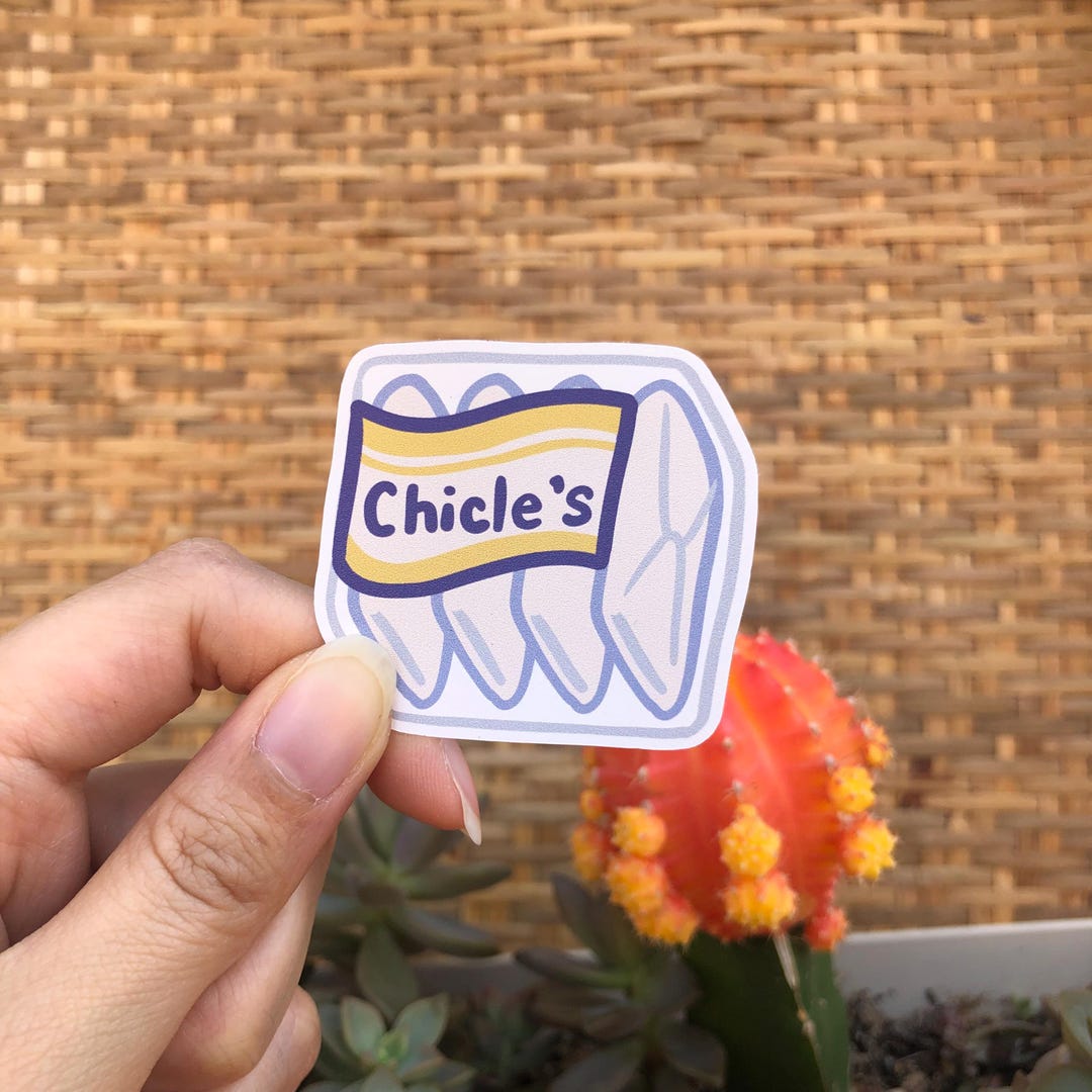 Chicles Sticker - Mexican Snack, Gum, Food, Treat, Candy, Water Bottle ...